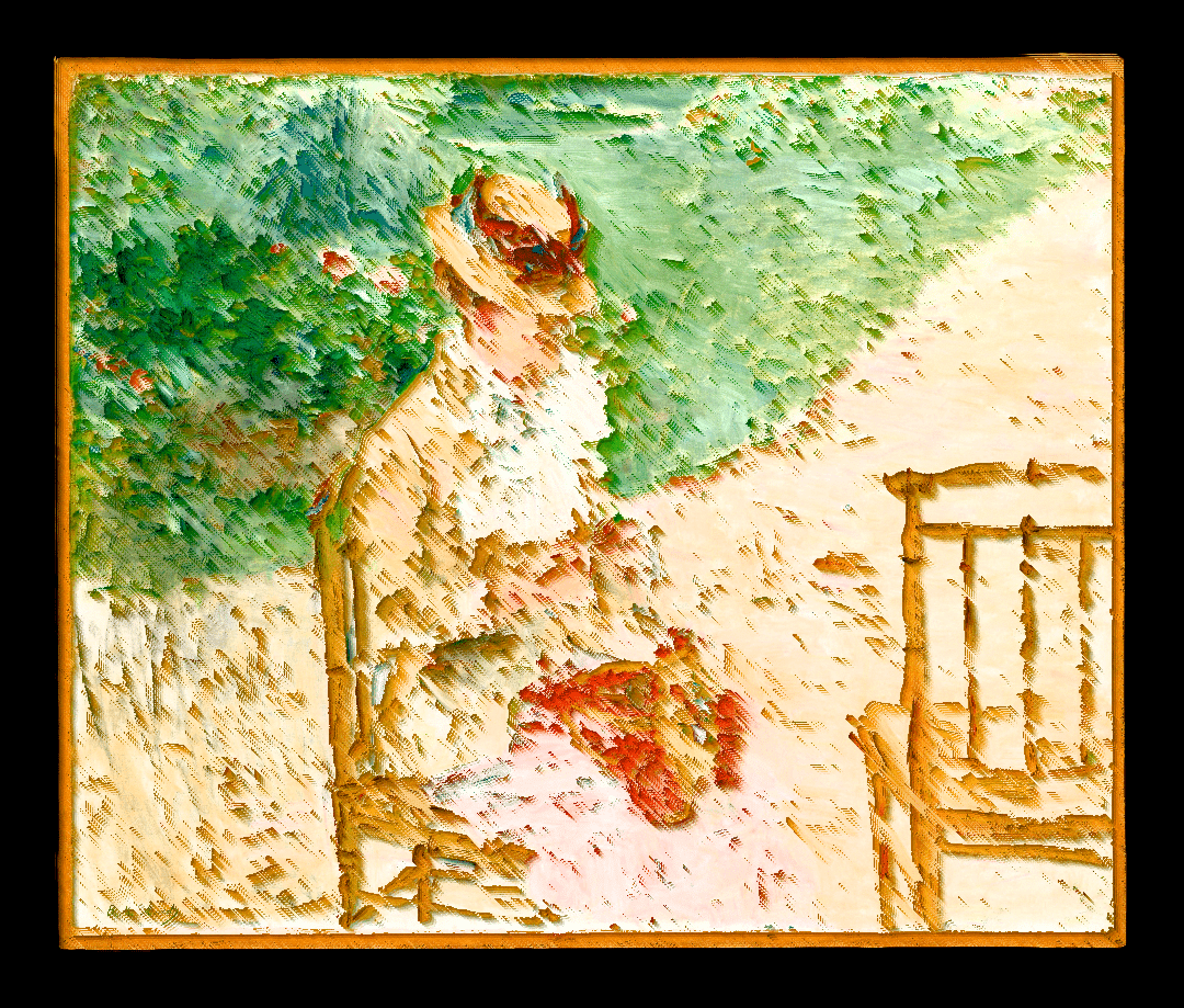 Young Woman Knitting.｜deconbatch