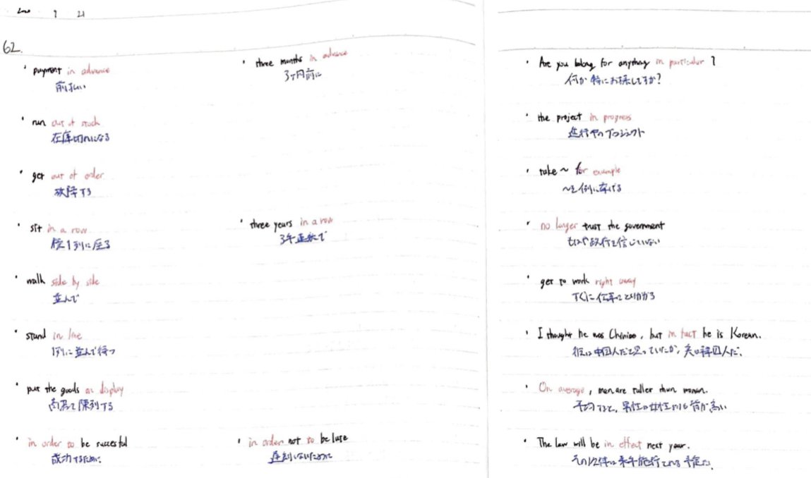 TOEIC英単語学習記録#46｜Writer_Rinka