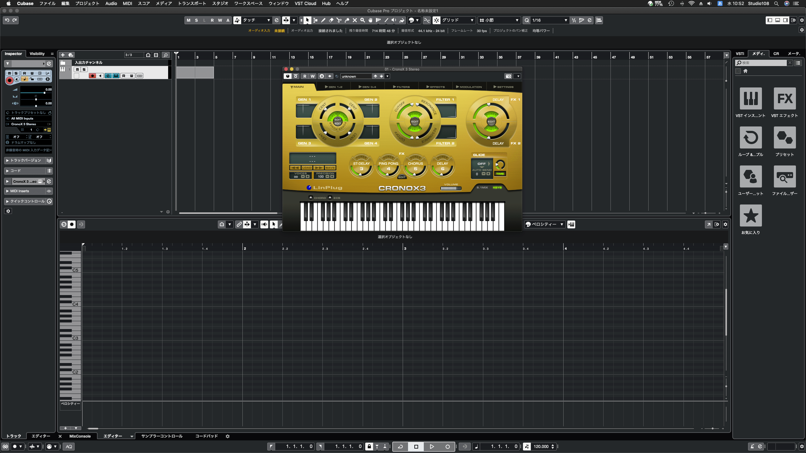 LinPlug / CronoX 3 Stereo｜J．@Studio108