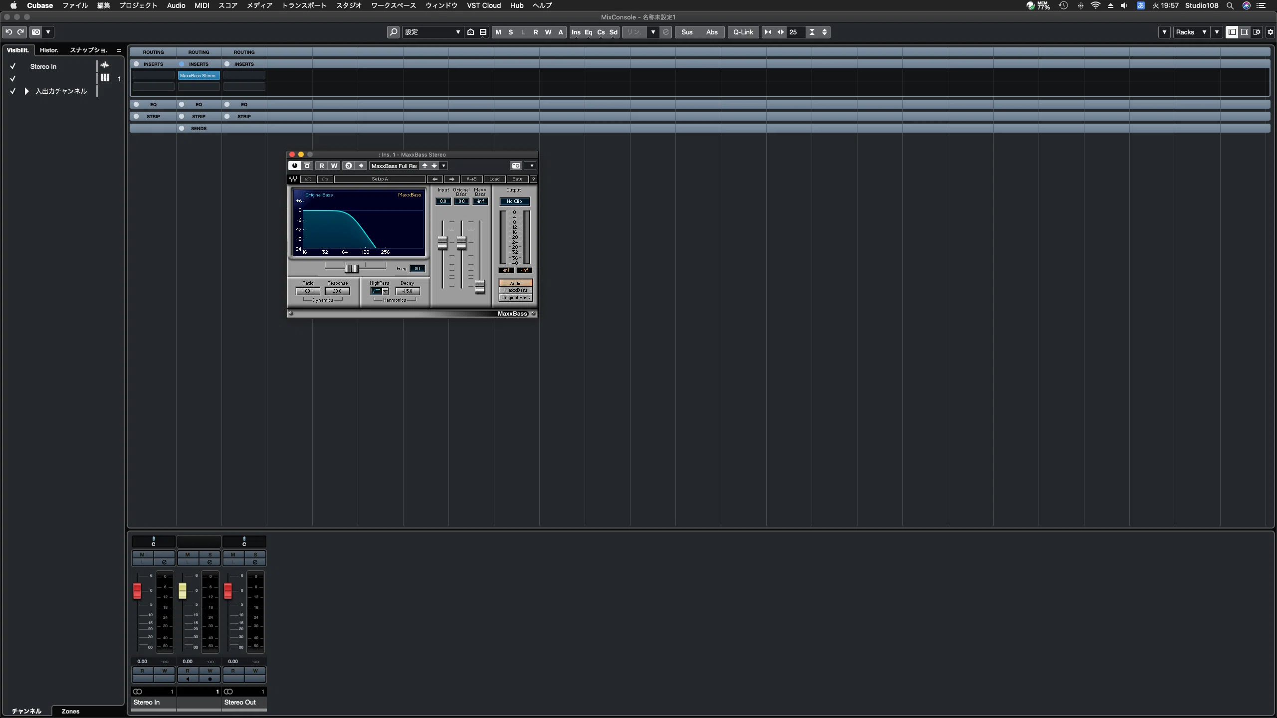 Waves / MaxxBass Stereo｜J．@Studio108