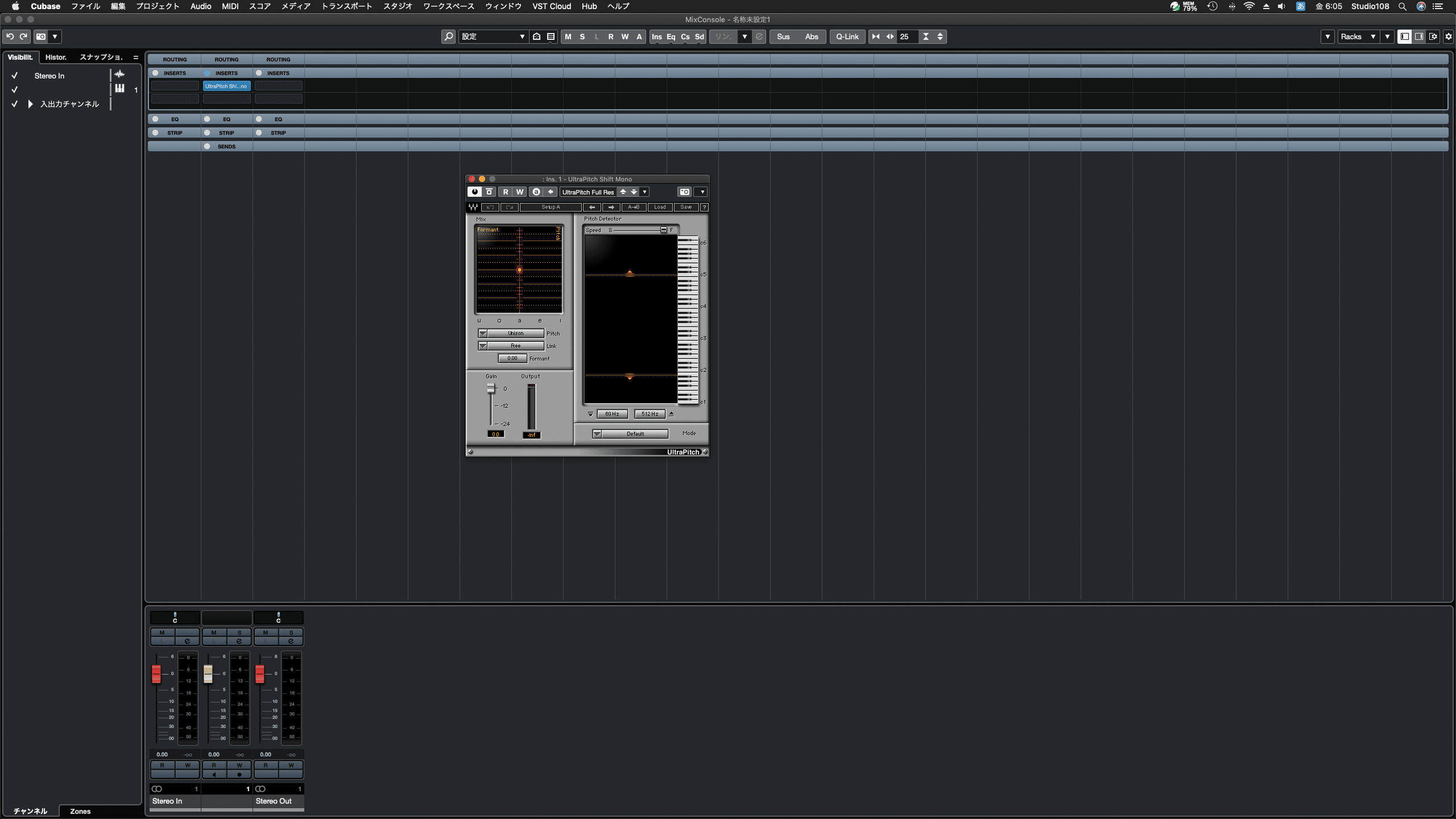 Waves / UltraPitch Shift Mono｜J．@Studio108