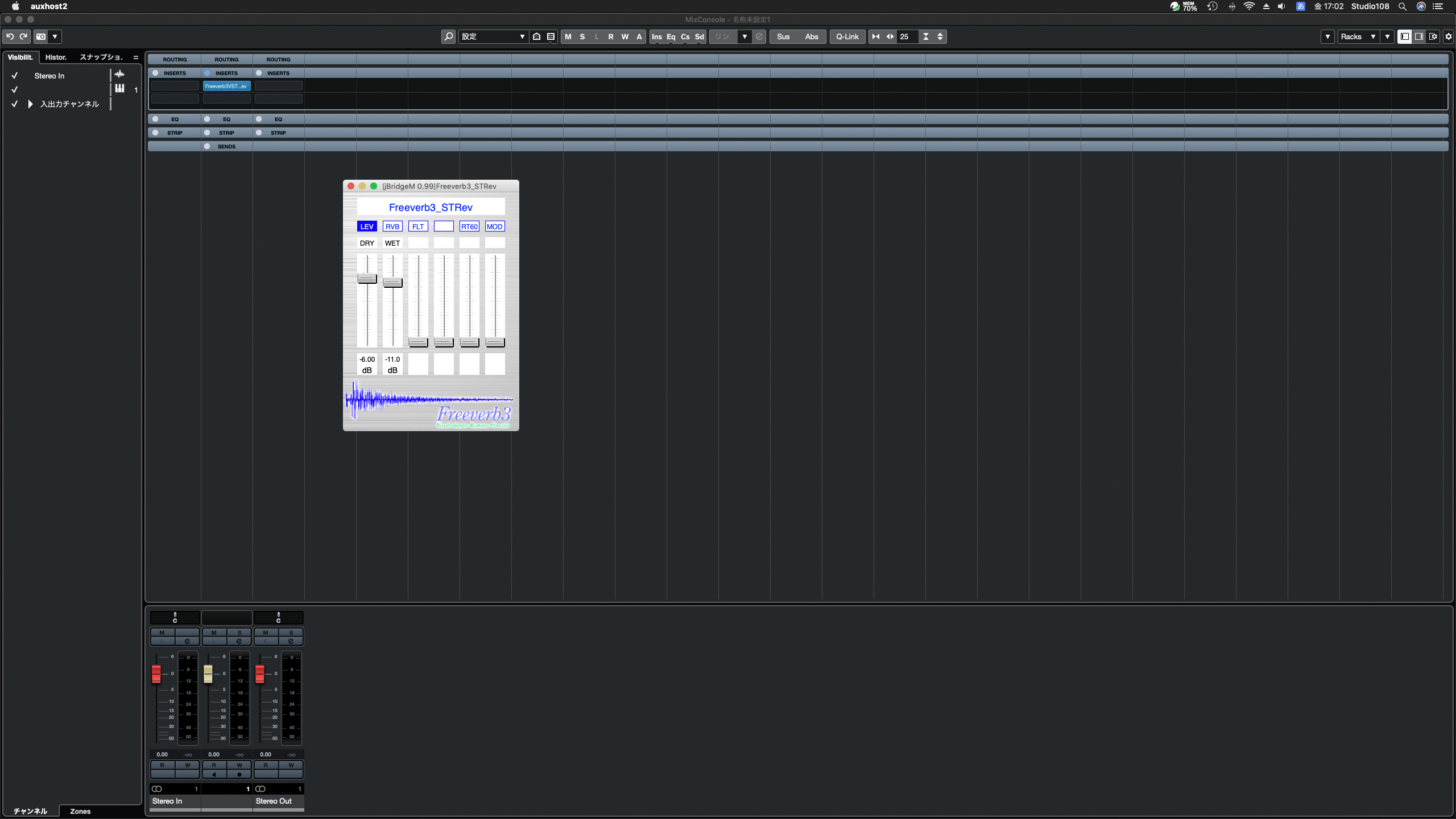Teru Kamogashira / Freeverb3 STRev｜J．@Studio108