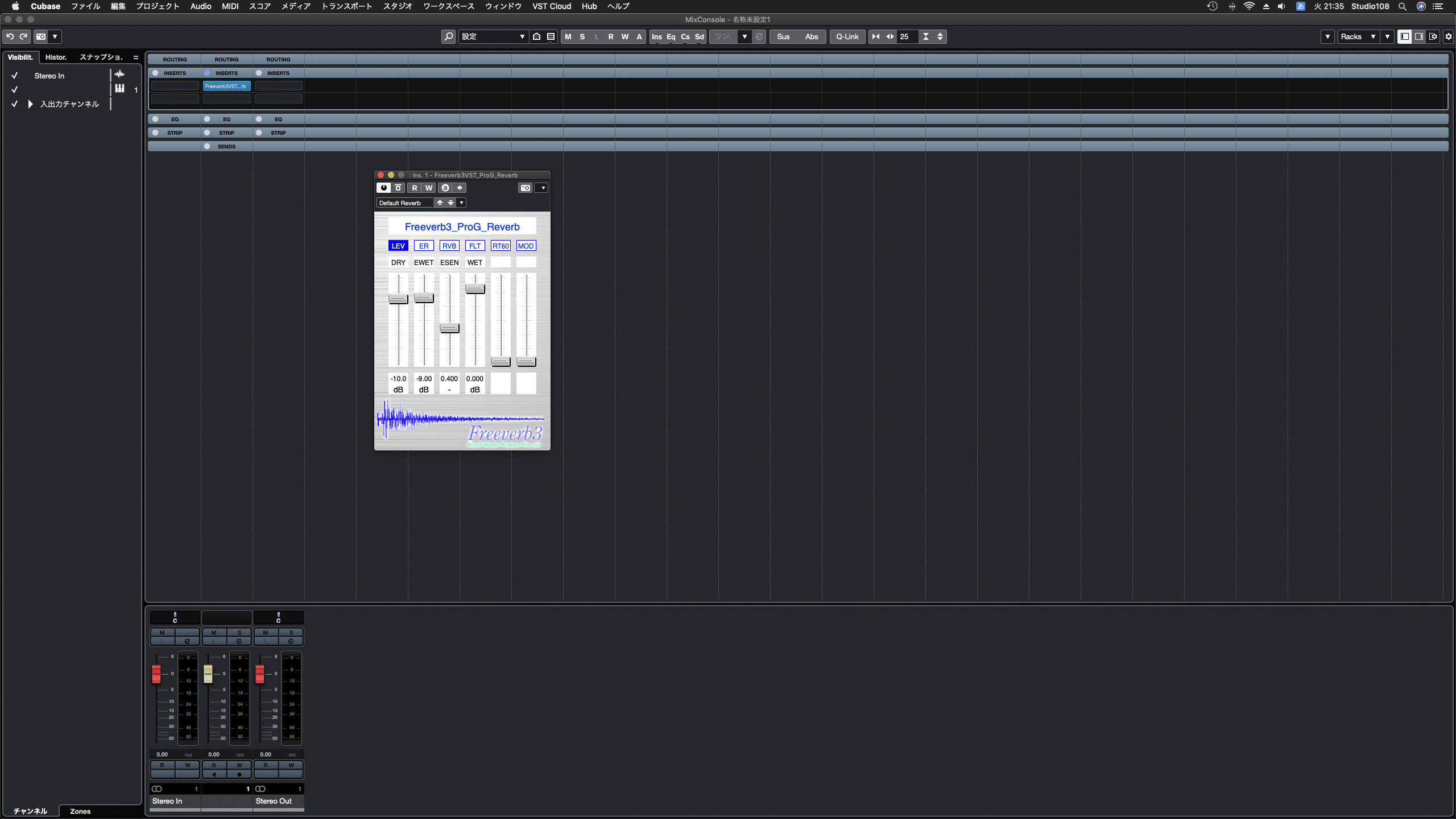 Teru Kamogashira / Freeverb3 ProG Reverb｜J．@Studio108
