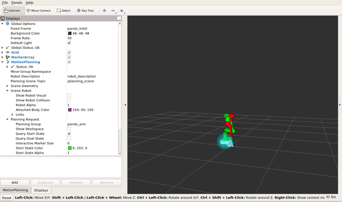 ROS入門 (35) - MoveItのセットアップ｜npaka