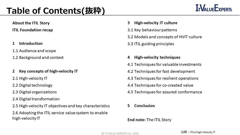 ITIL4のコア書籍紹介⑤「High Velocity IT (ハイベロシティIT)」(HVIT)｜IT VALUE EXPERTS（IVE）
