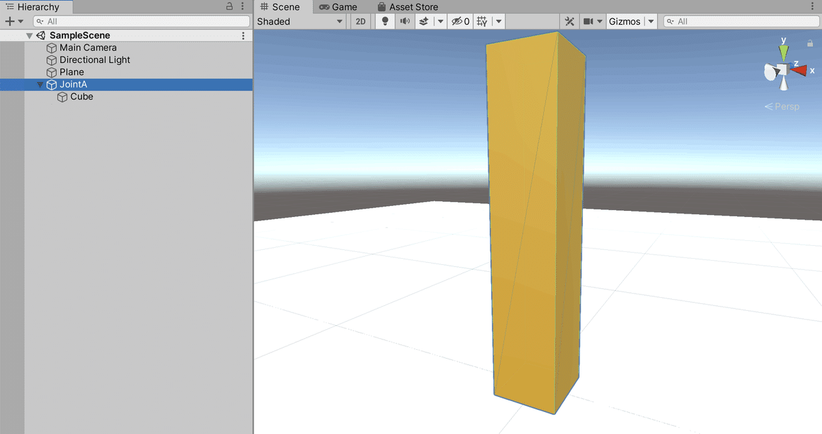 UnityのArticulationBodyの使い方｜npaka