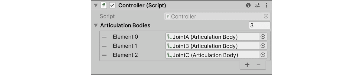 UnityのArticulationBodyの使い方｜npaka