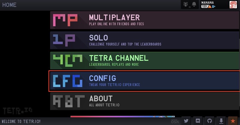 TETR.IO 解説 設定編｜まにゃーな
