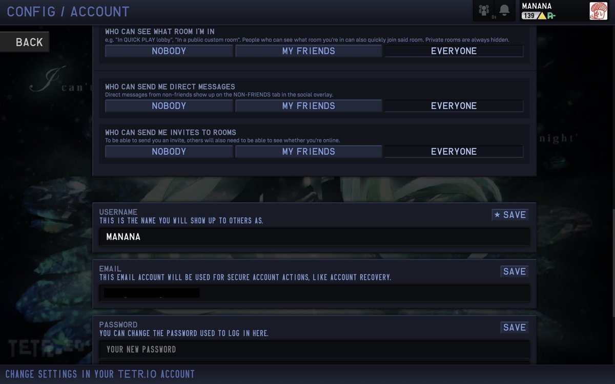 TETR.IO 解説 設定編｜まにゃーな