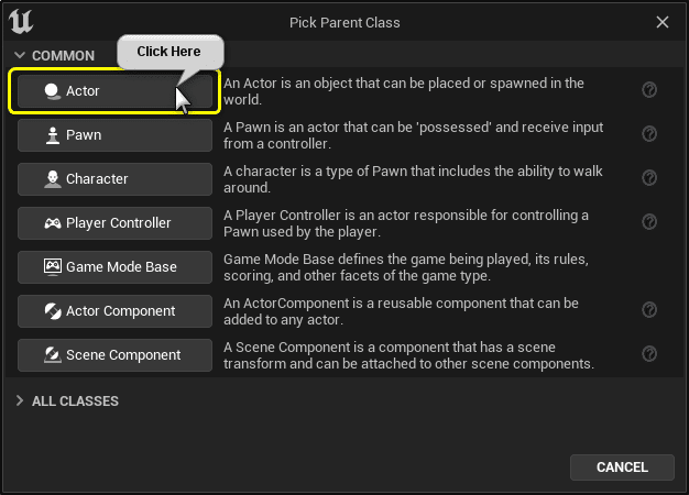 UE5 C++&BP 01 クラスを作成する｜ポジTA