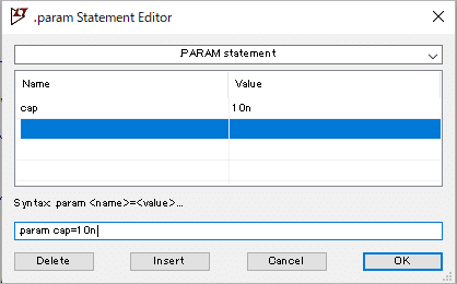 LTspice .param構文の活用①｜elmore