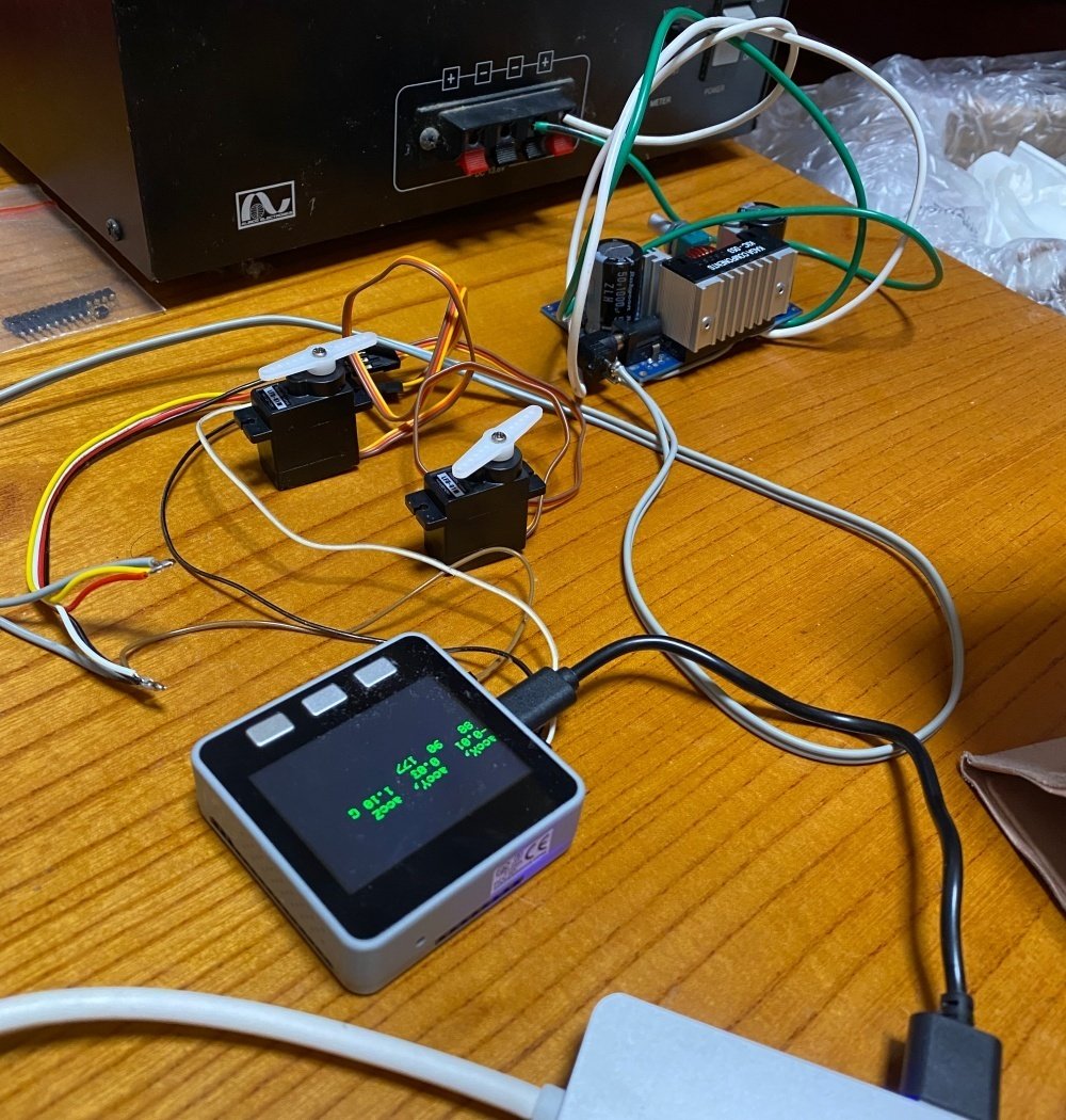 M5stack IMU + servo motor｜coderdojoisehara