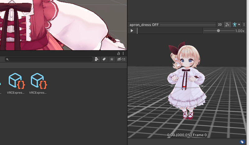 【VRChat】初心者向け:アニメーションの作り方とEXMenuへの登録【Unity2019】｜風庭ゆい