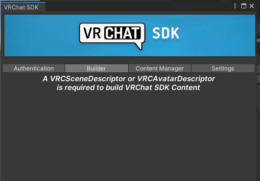 A VRC SceneDescriptor or VRC_Avater Descriptor is required to build VRChat SDK Contentというエラーが出る｜mint