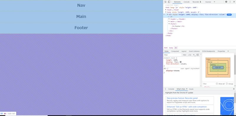position:fixedを使わずに、footerを画面最下部に固定するには？ flexboxを使いこなす ｜SHIFT Group 技術ブログ