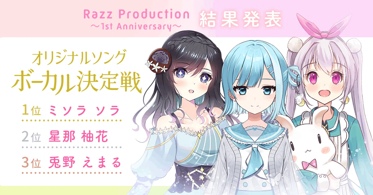 Razz Production 1st Anniversary 結果発表！｜Razzプロダクション公式