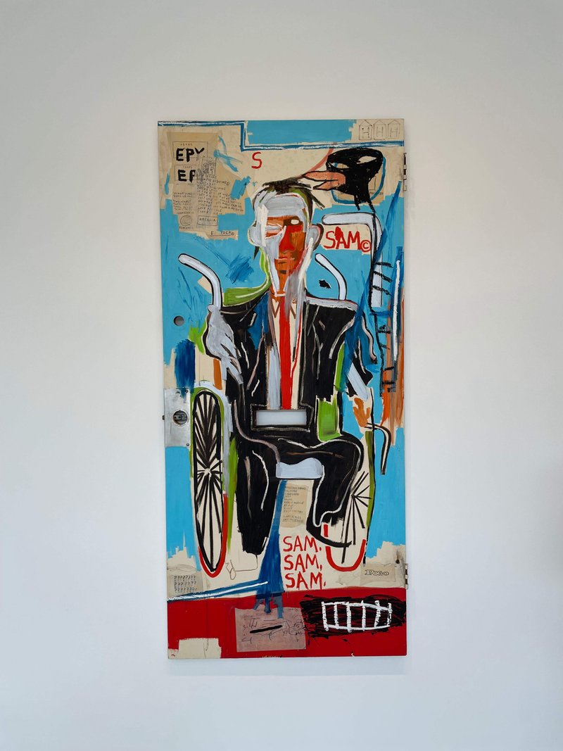 ジャン・ミッシェル・バスキア（Jean-Michel Basquiat）作『Sam F』｜ヒューストン在住（2017年~）