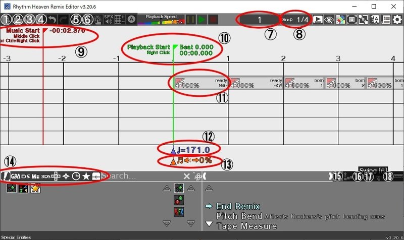 "Rhythm Heaven Remix Editor"(RHRE)の詳しいつかいかた｜Near｜note