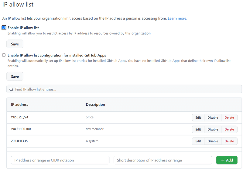 GitHub Enterpriseの許可IPアドレスリストを自動更新する方法｜おかだひろふみ
