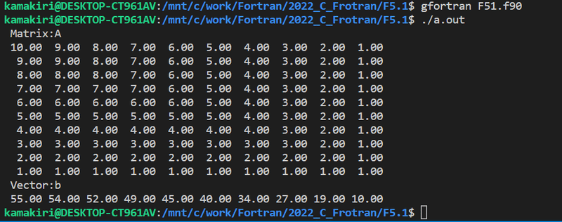 【C＆Fortran演習で学ぶ数値計算(2)】行列の作成｜物理・プログラミング・Python、Web制作・自己啓発