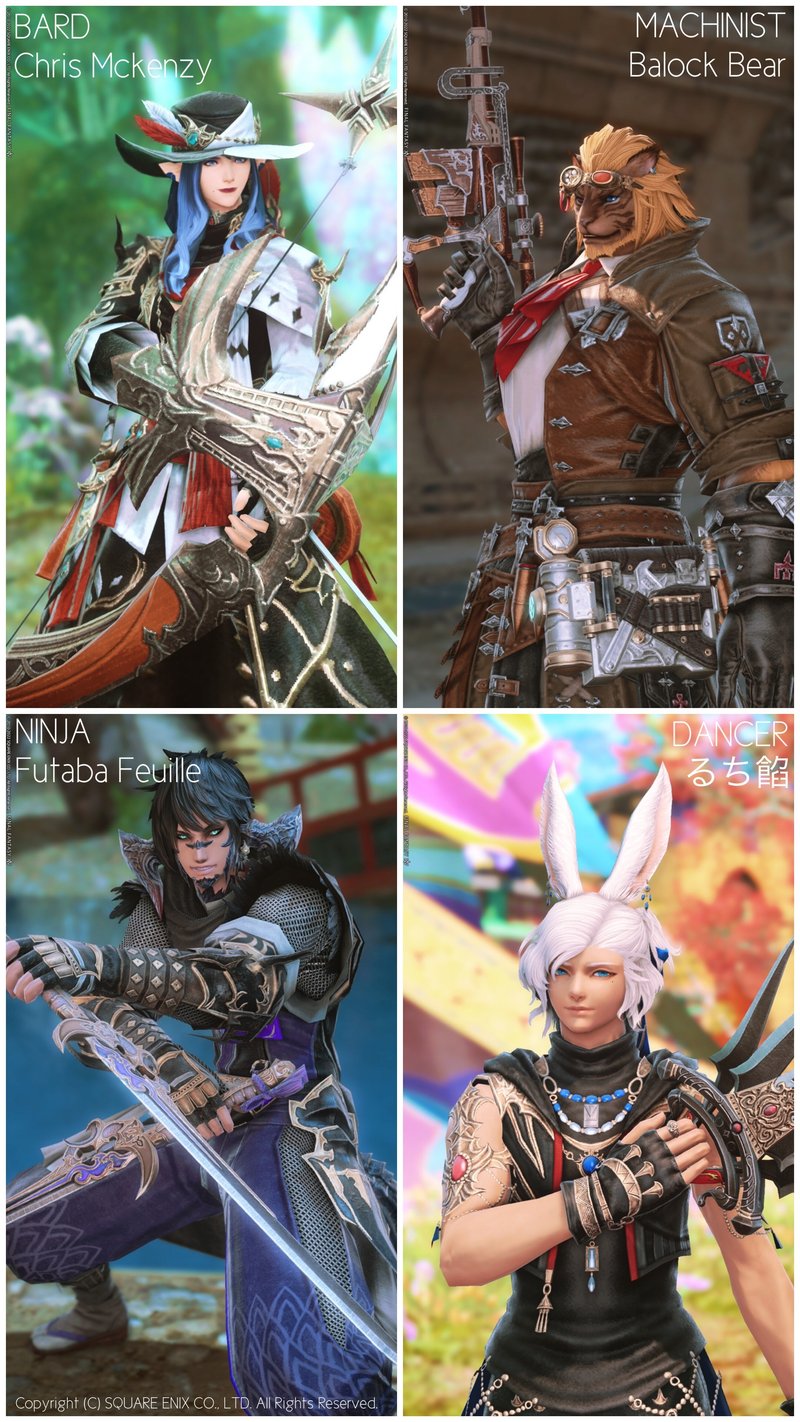 FF14 Close in the Distance Bard Performance × Artifact armor｜るち餡｜note