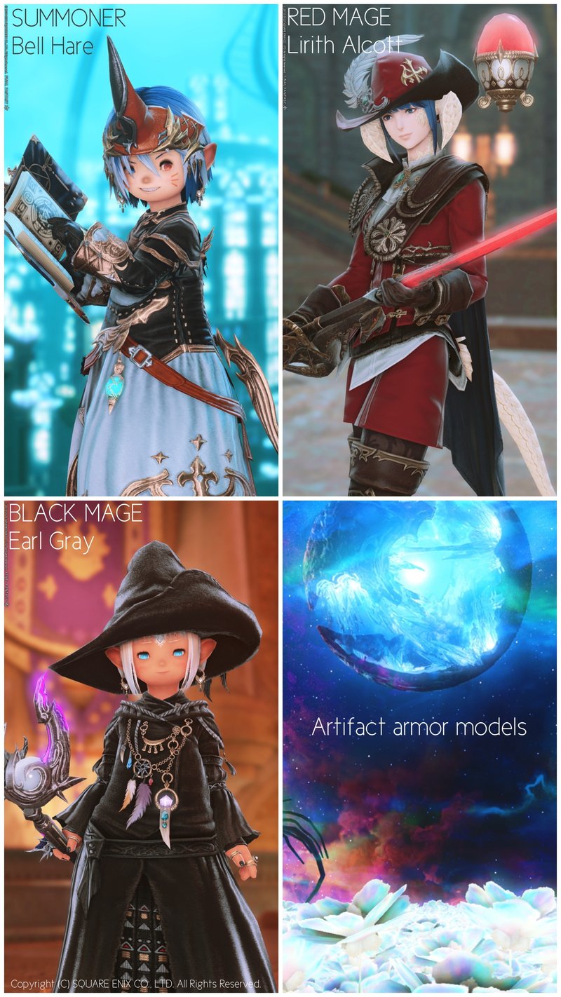 FF14 Close in the Distance Bard Performance × Artifact armor｜LuciA