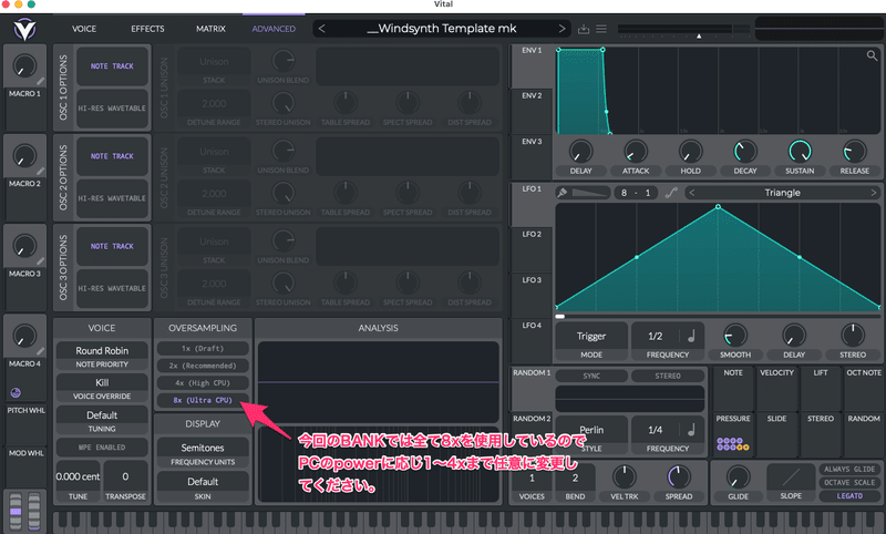 [WS音源探訪02] Vital Free Patch for Windsynth つくってみました｜Windsynth workbook
