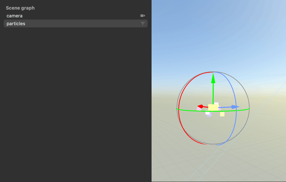 SceneKit Particle System Fileをインポートする｜ましゅう@毎日投稿完結