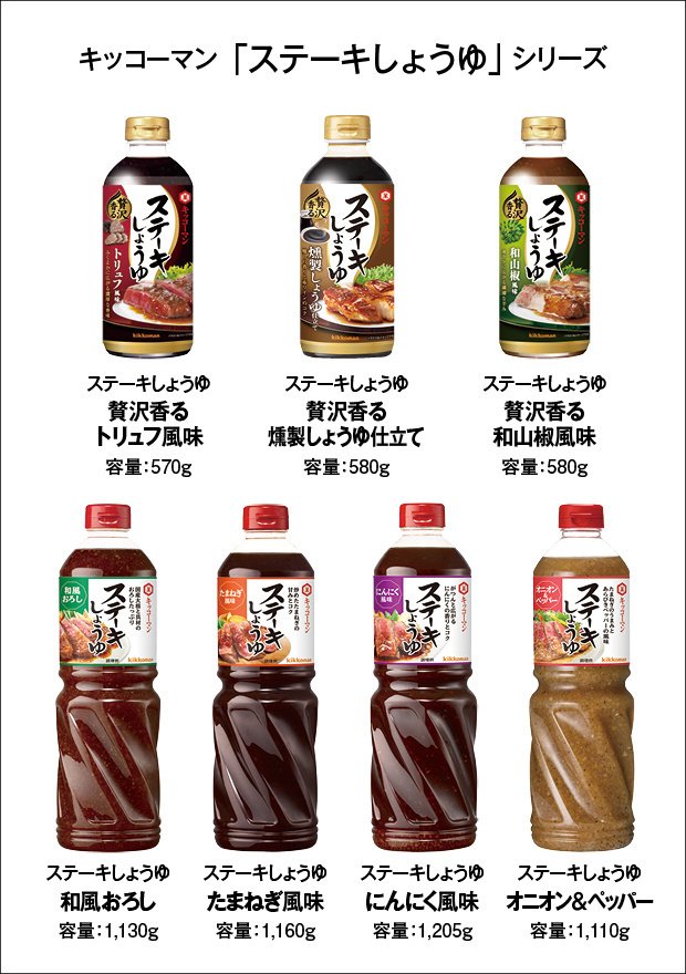 キッコーマン ステーキしょうゆにんにく風味 1205g