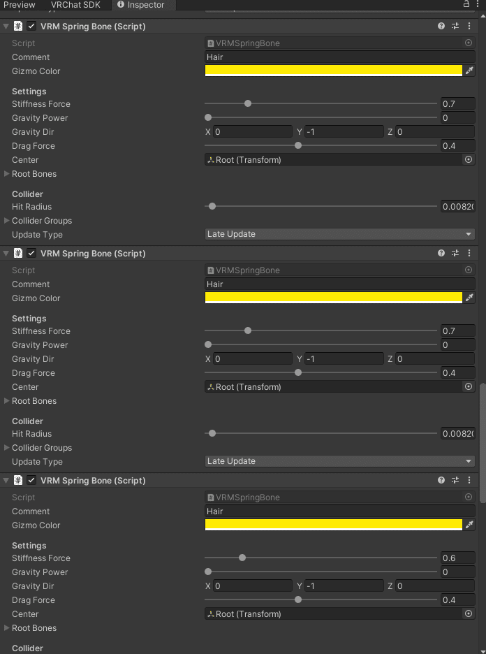 VRoid製VRMモデルをPhysBoneに良い感じに対応させる【暫定版】｜150万画素