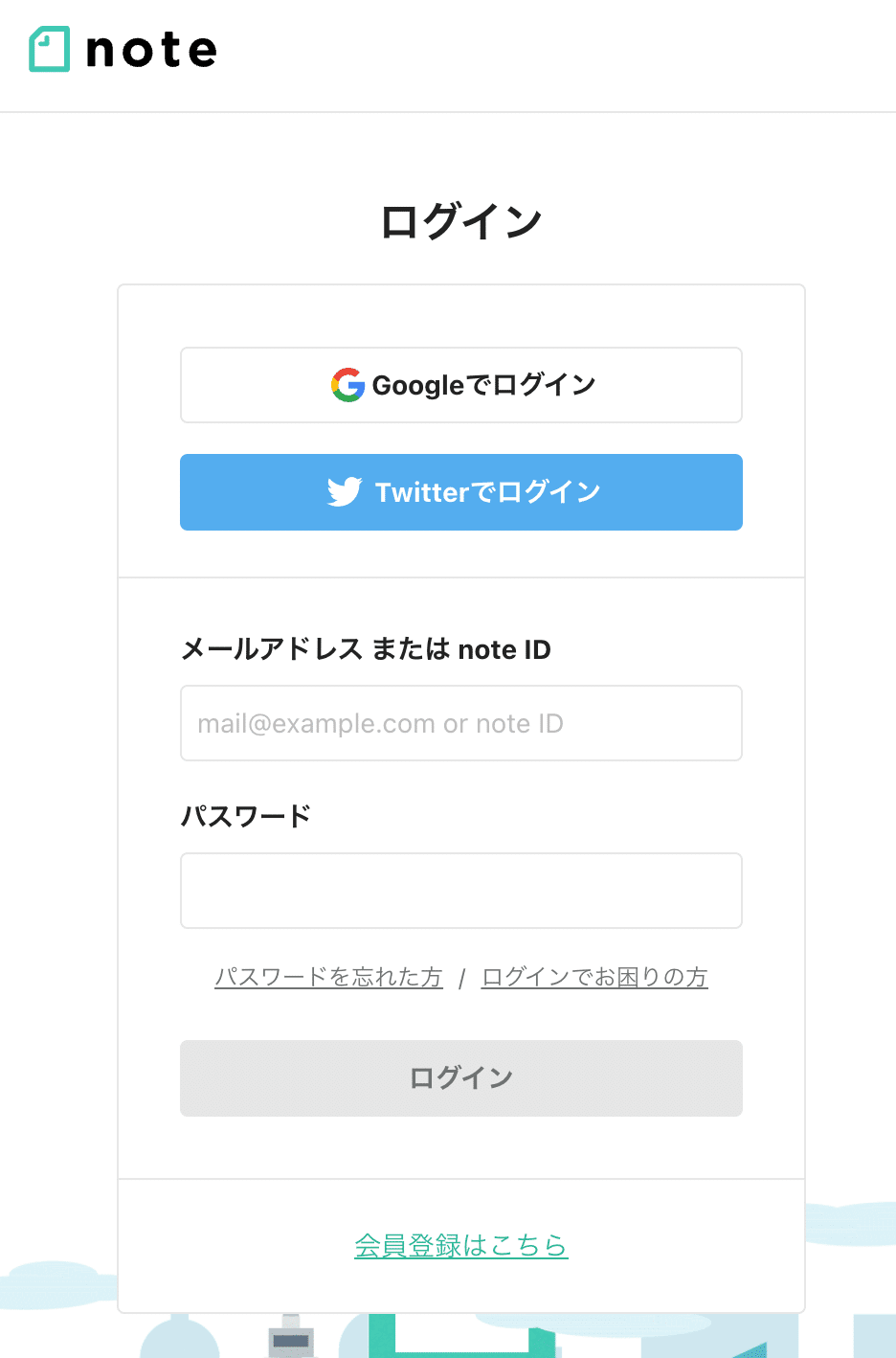 Googleアカウントでnoteにログインできます｜note公式