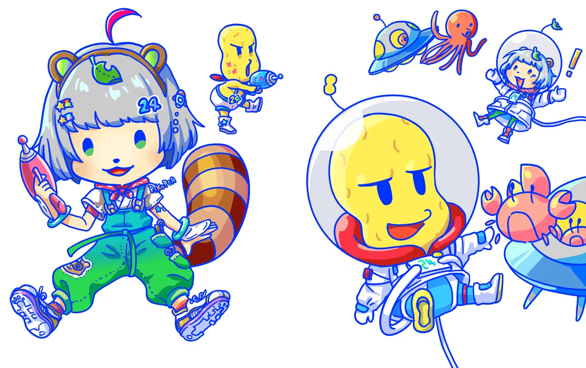[Illustration] Fan Art Production Process｜むぎちゃ