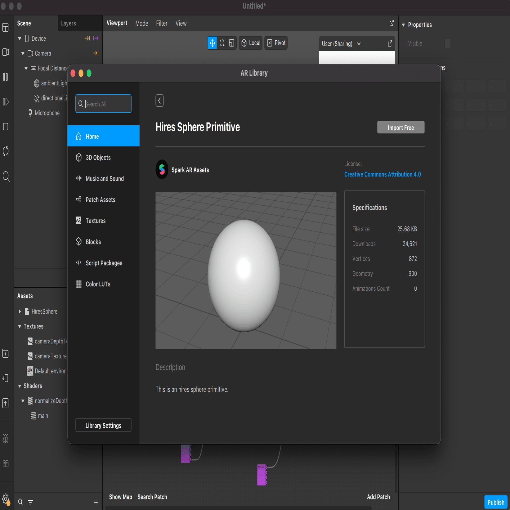 Spark ARの新しいOcclusion機能を使ってみる | 技術ブログ | 株式会社OnePlanet