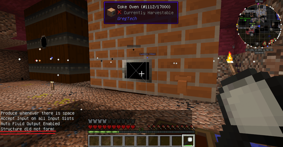 Gregtech6 進行メモ2 (Ver.6.15.00) 鉄器～蒸気機械・るつぼ自動化 (蒸気時代序盤)｜SDGingers