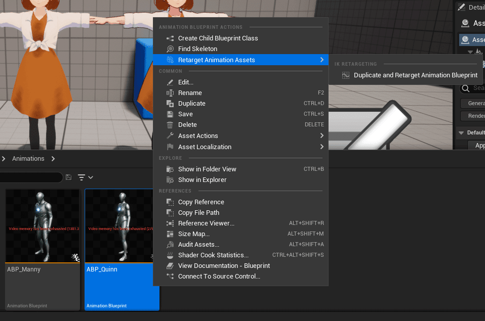 【UE】UE5でVRoidのキャラクターを動かす手順を紹介！！｜オレンジ