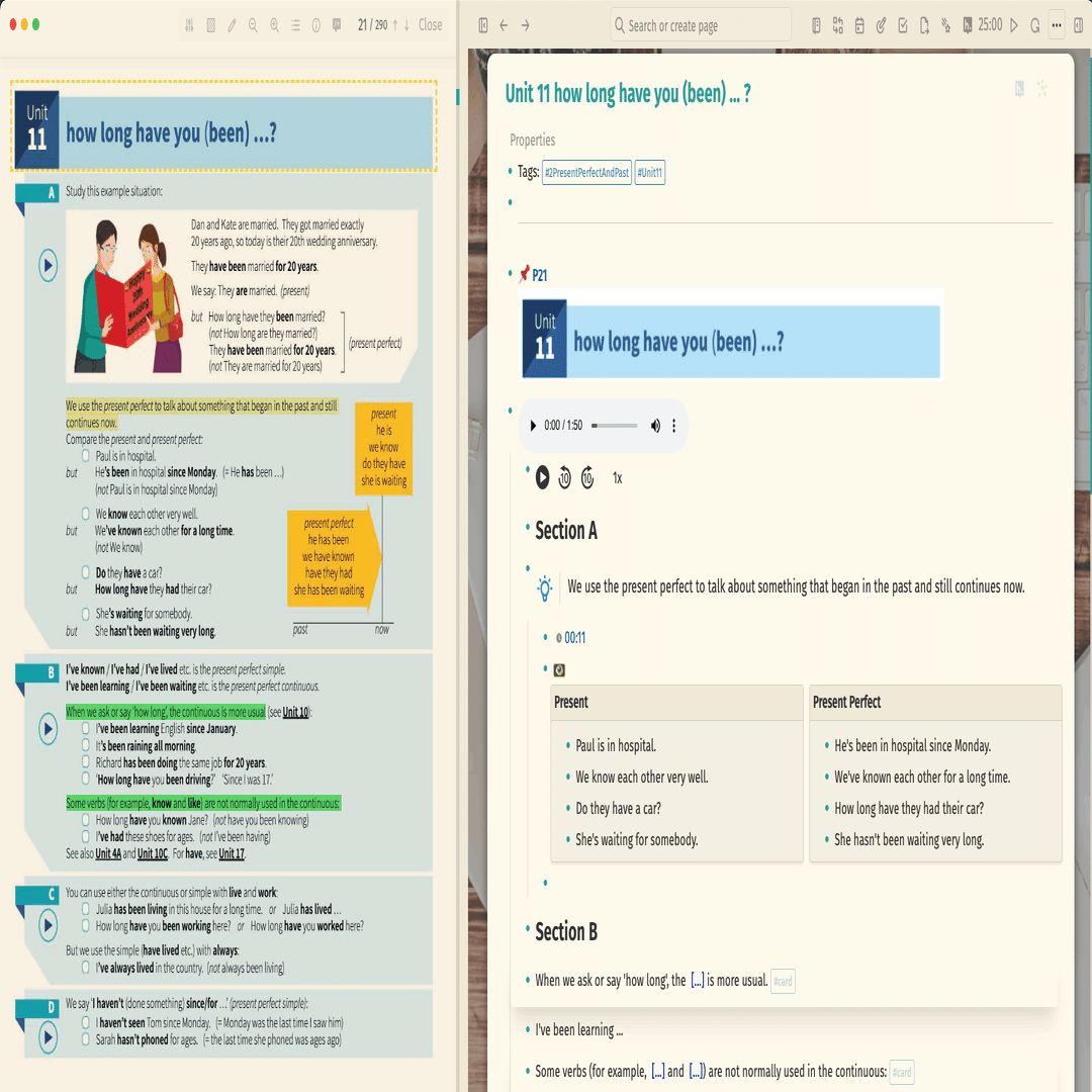 Logseqで"Grammar in Use"をマスターする4ヶ月｜Sangmin Ahn｜note