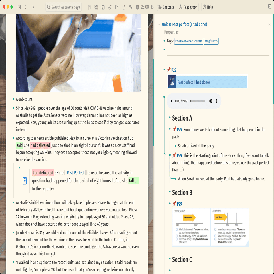 Logseqで"Grammar in Use"をマスターする4ヶ月｜Sangmin Ahn｜note