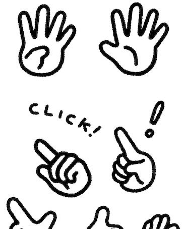 【noteでストックイラスト】ハンドサイン①｜Nakamura Chihiro