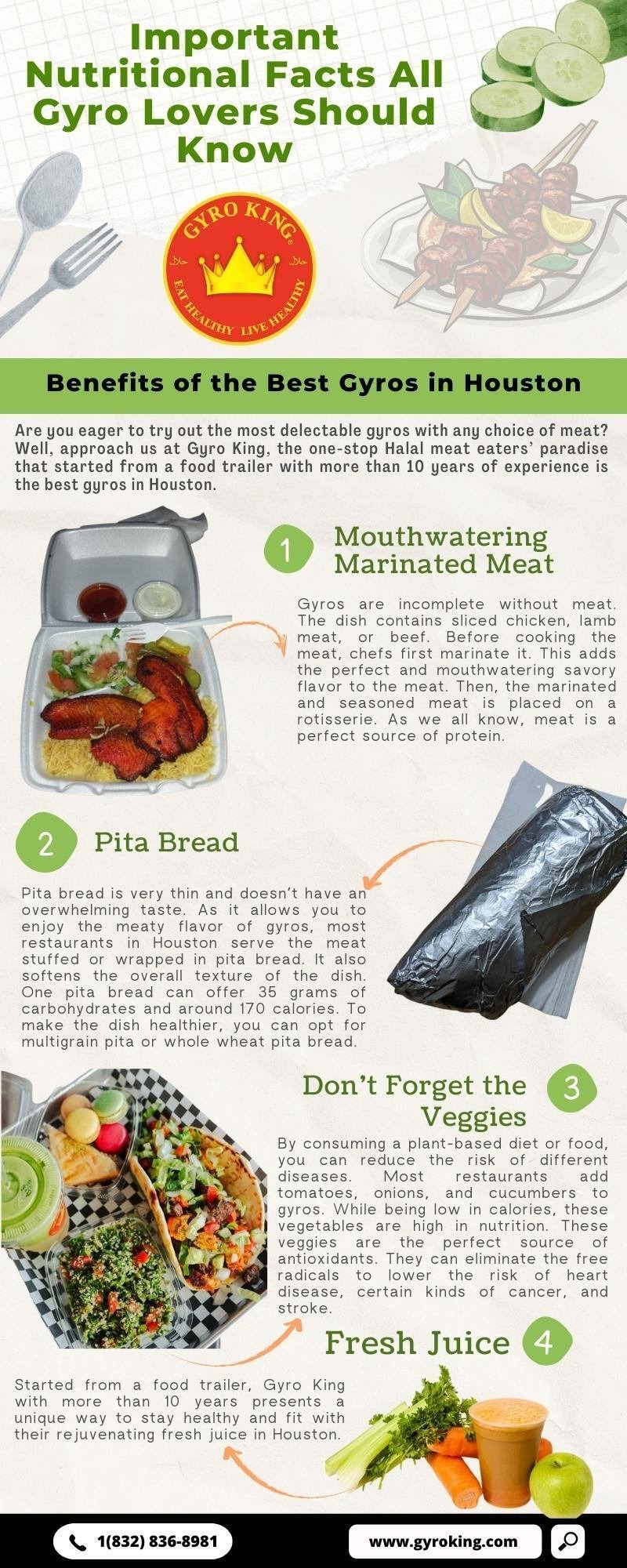 Important Nutritional Facts All Gyro Lovers Should Know｜Gyro King