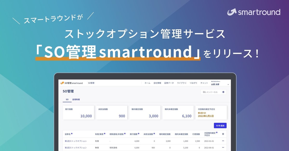 【イベント情報】Smartround Academia スタートアップのストックオプション戦略〜Sansan編〜｜スマートラウンド