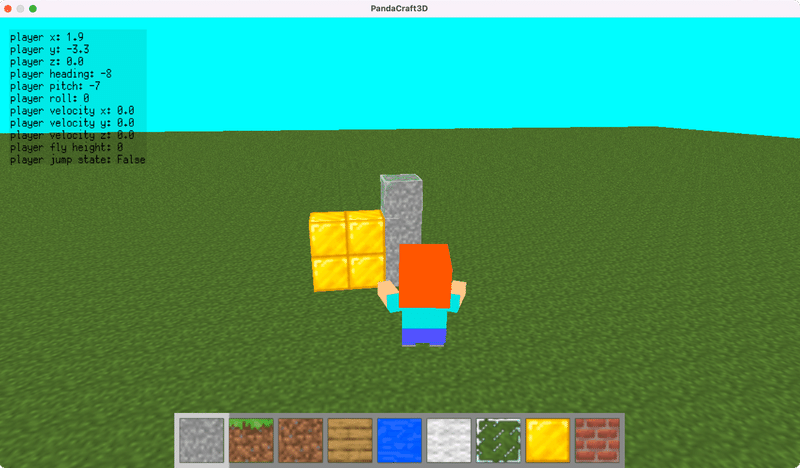 Pythonでマイクラを作る ①Panda3Dの基礎｜creativival