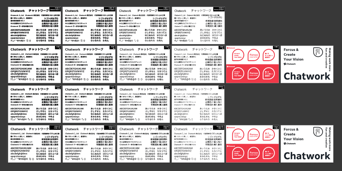 こだわりを詰め込んでモリサワと共同開発！コーポレートフォント『Chatwork Sans』完成｜Chatwork Design