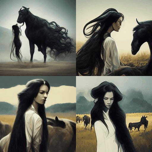 midjourney: 高野聖の挿絵2｜みれのスクラップ｜note