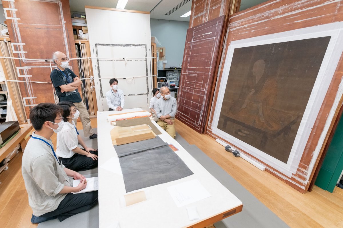 【守ること、伝えること】文化財の修復を取材！「弘法大師像」＃2｜Keio Museum Commons (慶應義塾ミュージアム・コモンズ)