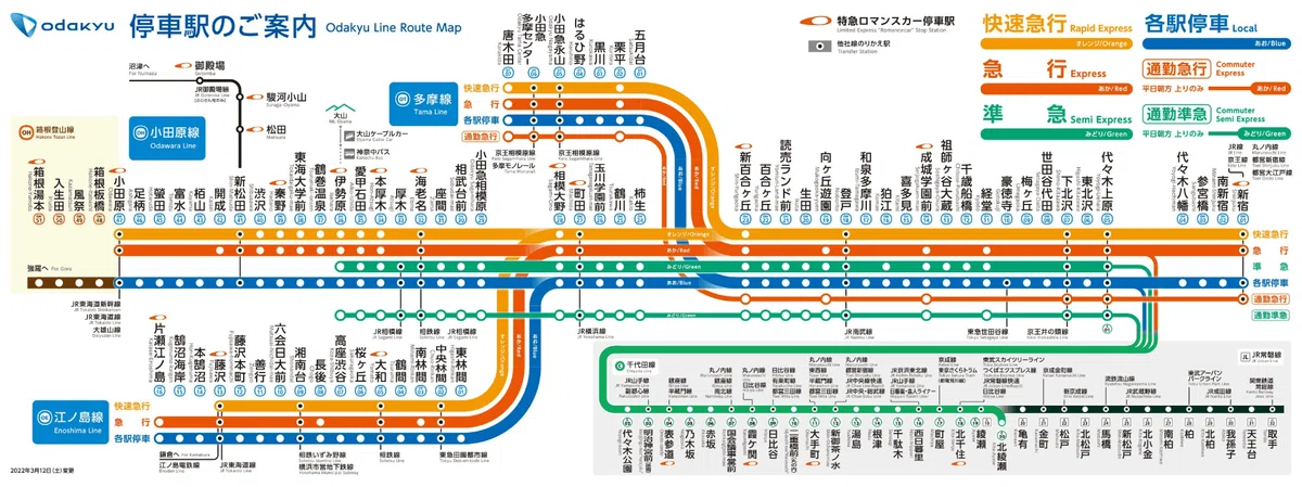 【En ver.】Take the subway cars of temporary driving bound for the Odakyu ...