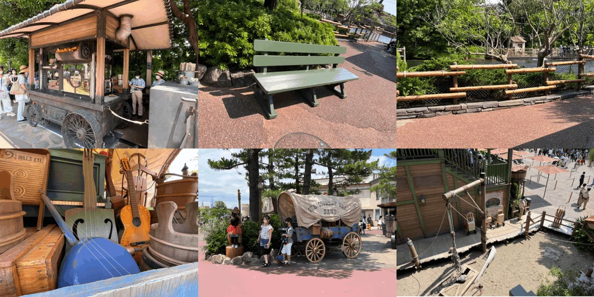 ディズニーランドで配色と建築様式の観察をしてみた 【デザインの観察 2】｜鮎 4232