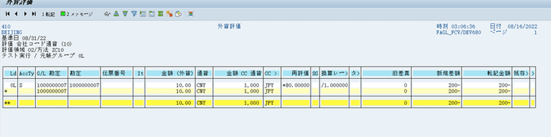 SAP FI 月次処理フロー 外貨評価｜SAPPIG Liux