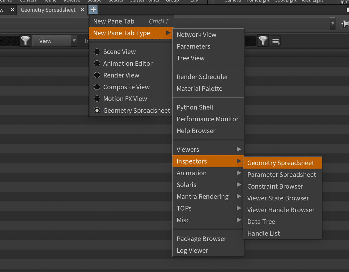 Houdiniの基本操作のメモ｜okazu