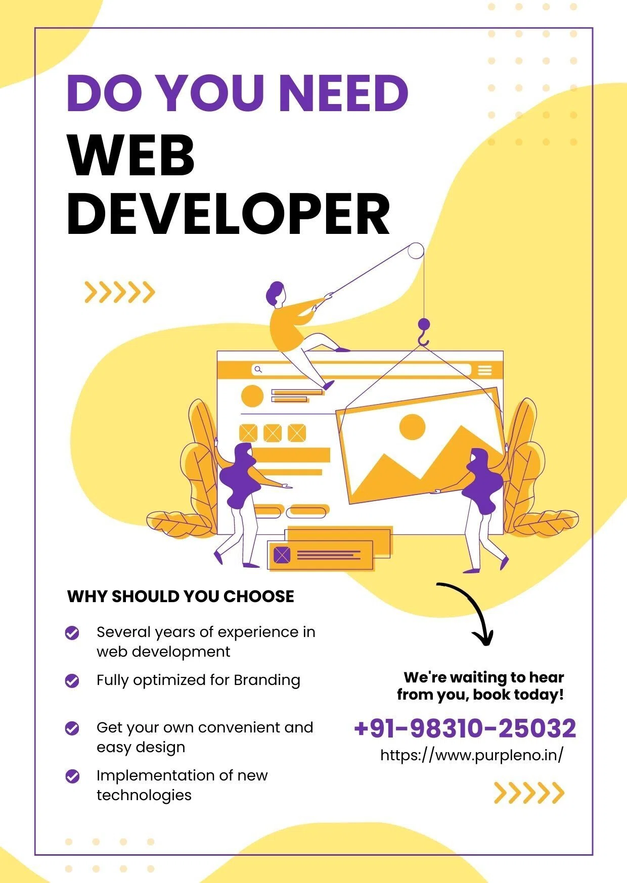 Do you need web developer｜Purpleno Inc