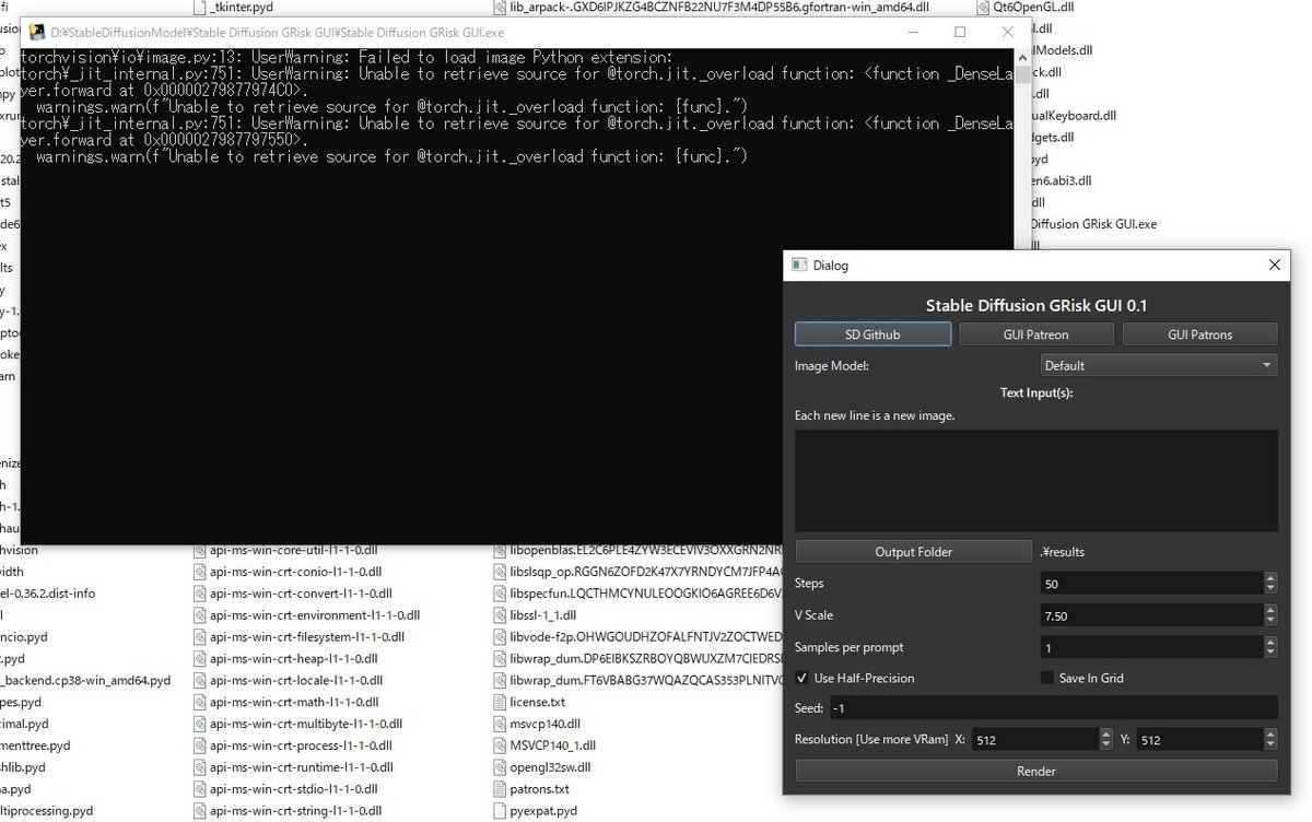 SDのローカル動作版アプリ「Stable Diffusion GRisk GUI 0.1」が公開されました。｜abubu nounanka